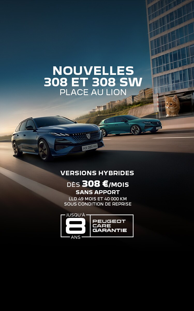 PEUGEOT Nouvelles 308 et 308 SW. Profitez de nos offres dès maintenant ...