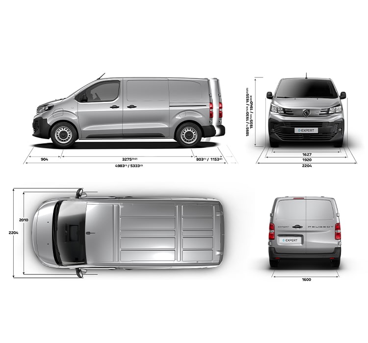 PEUGEOT E-Expert & Expert : le fourgon utilitaire électrique ou diesel
